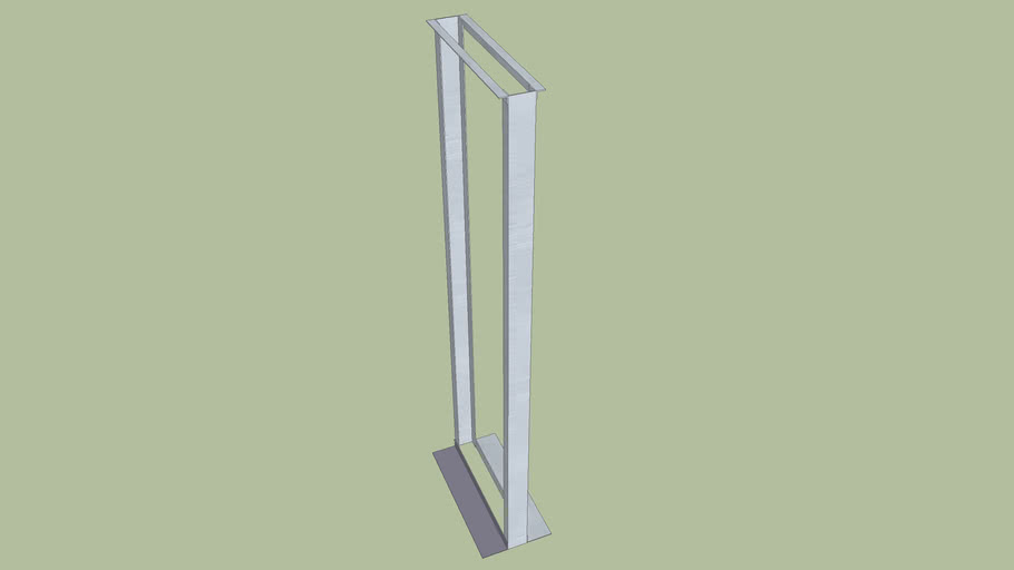 Simple two-post rack | 3D Warehouse