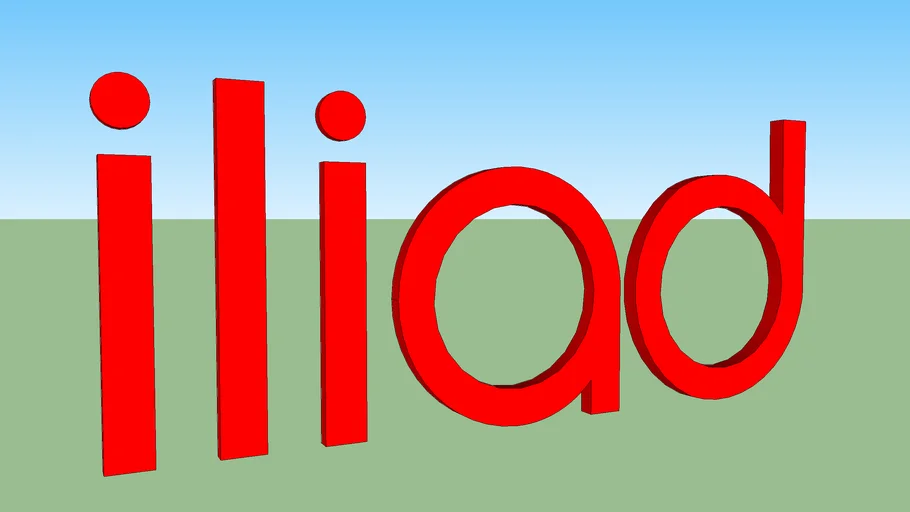 Iliad logo | 3D Warehouse