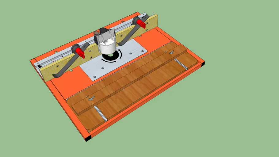 Triton Precision Router Table TRA300 | 3D Warehouse