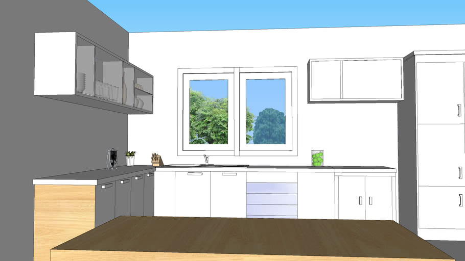 Simple Kitchen Set | 3D Warehouse