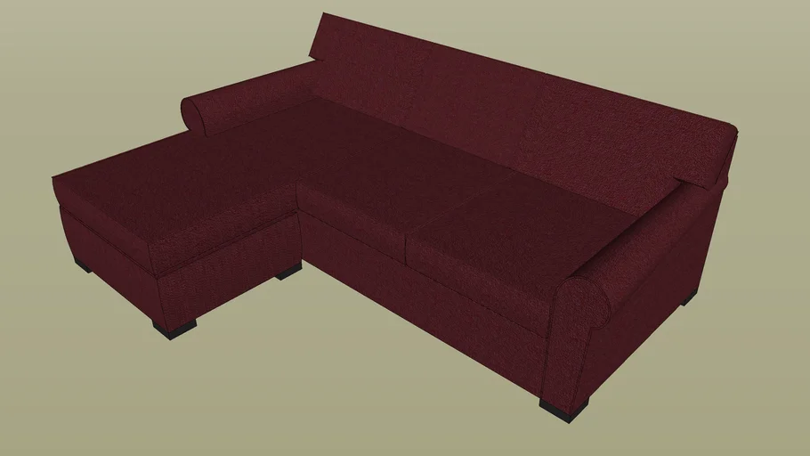 Sofa with Chaise | 3D Warehouse