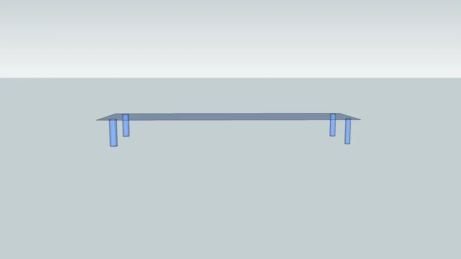 glass table | 3D Warehouse