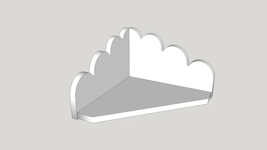 Cloud corner shelf | 3D Warehouse