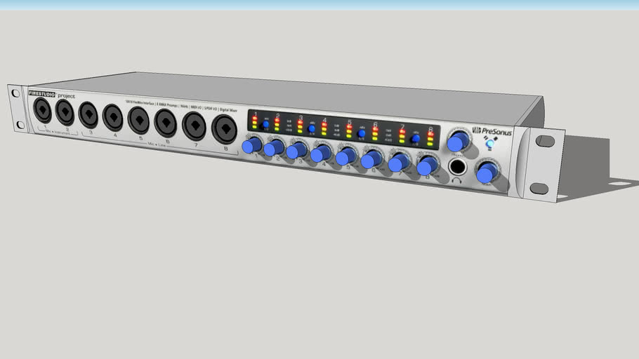 Presonus FireStudio Project Audio Interface | 3D Warehouse