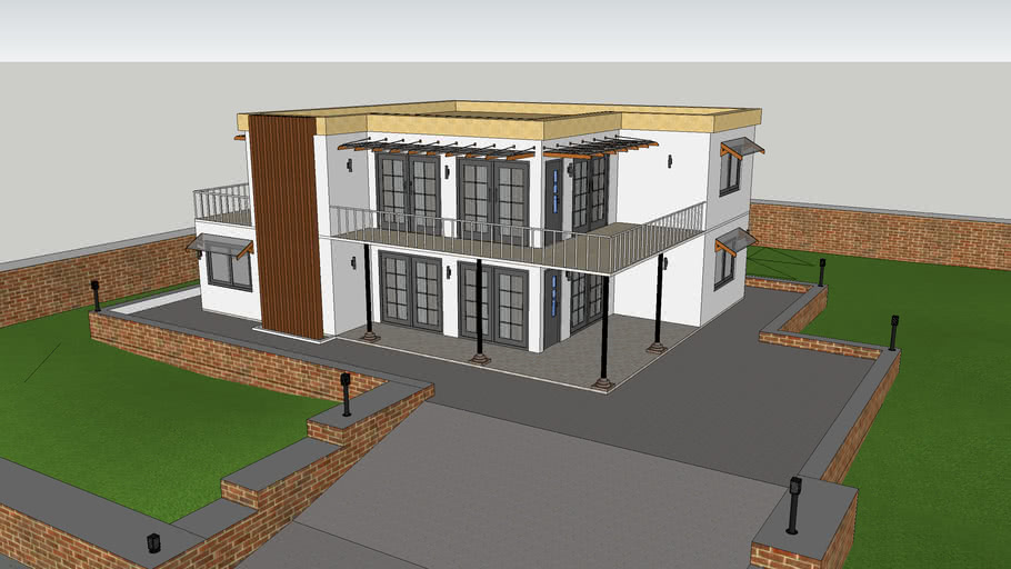 Box type Modern House | 3D Warehouse