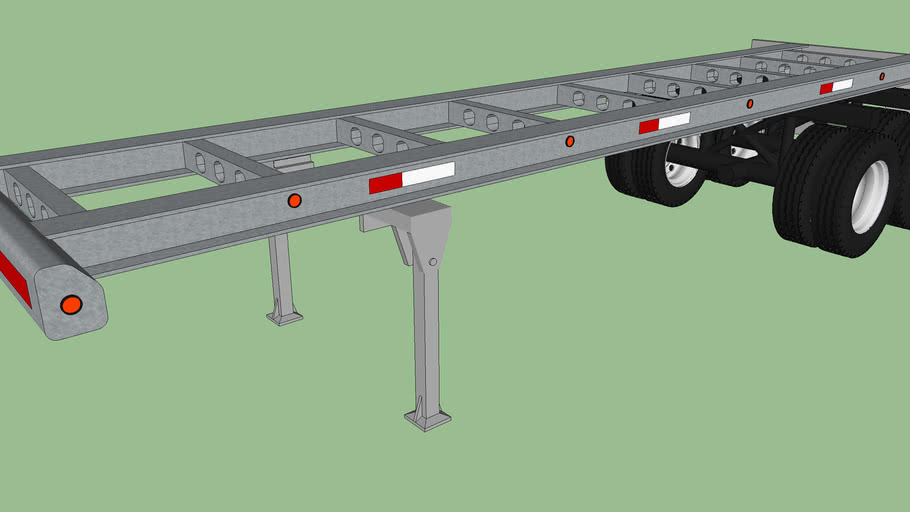 Container trailer | 3D Warehouse
