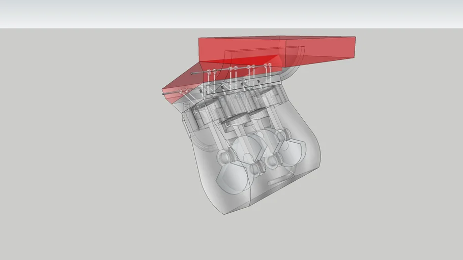 4 cylinder engine | 3D Warehouse