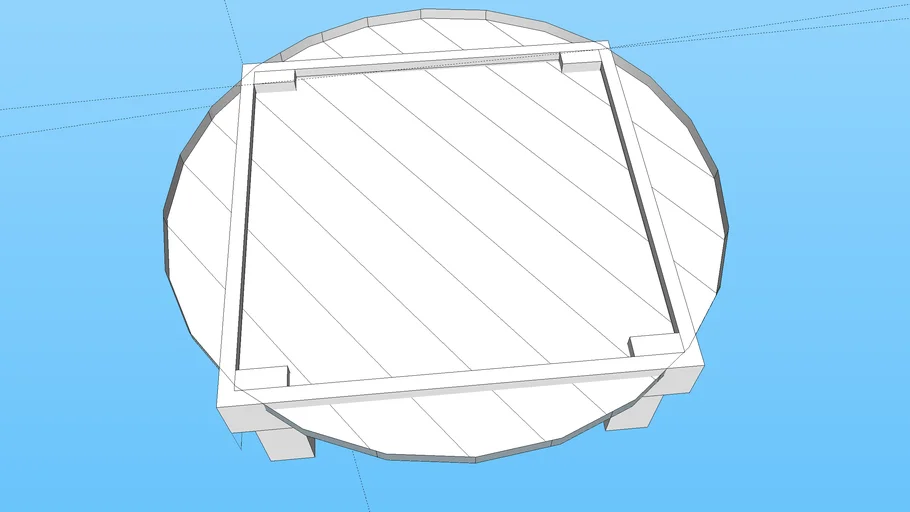 Round dining table | 3D Warehouse