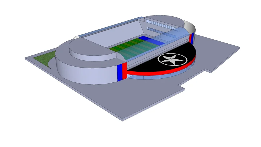 mac's football stadium | 3D Warehouse