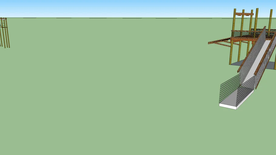 Rotary Camp Zip Line, Mirror Design with Elements | 3D Warehouse