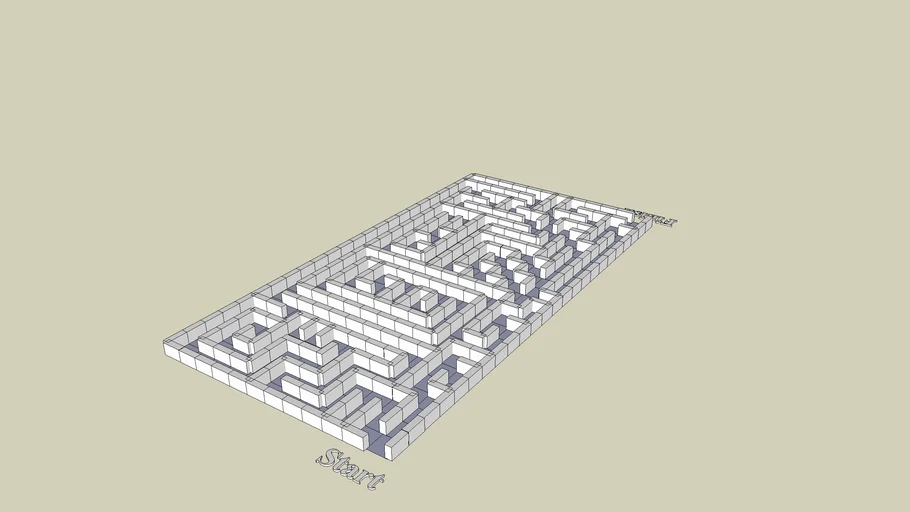 3-D Maze 3 | 3D Warehouse