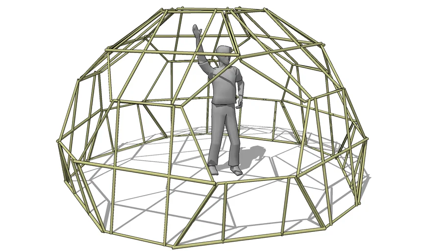 Bamboo Geodesic Dome | 3D Warehouse