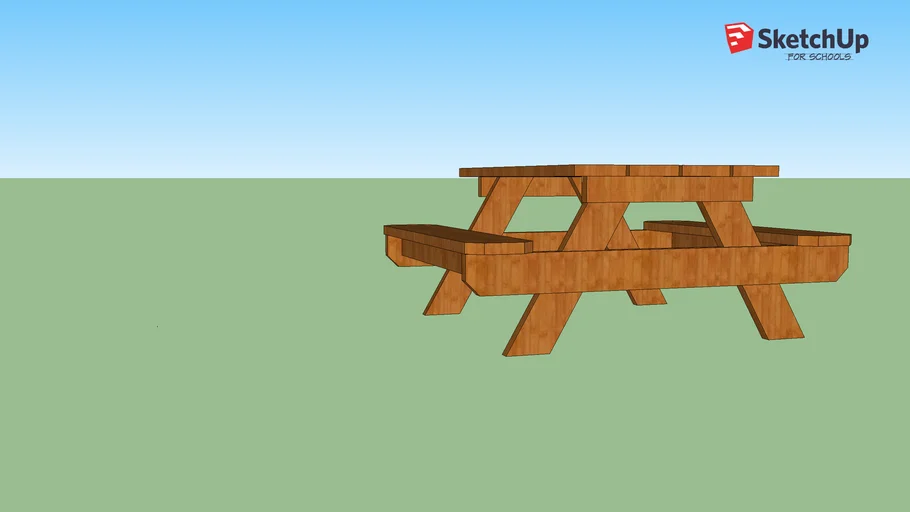small picnic table | 3D Warehouse