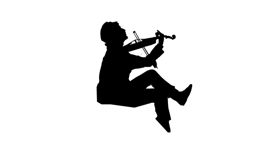 fiddler silhouette | 3D Warehouse