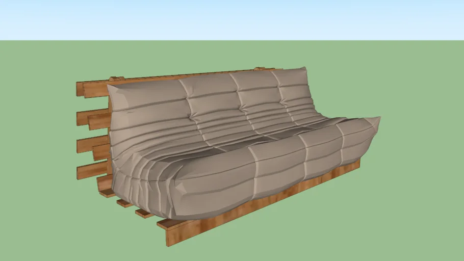Sofa de Futon em Palet | 3D Warehouse