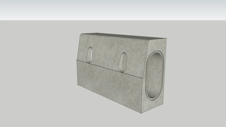 Drainage Curbstone CA | 3D Warehouse