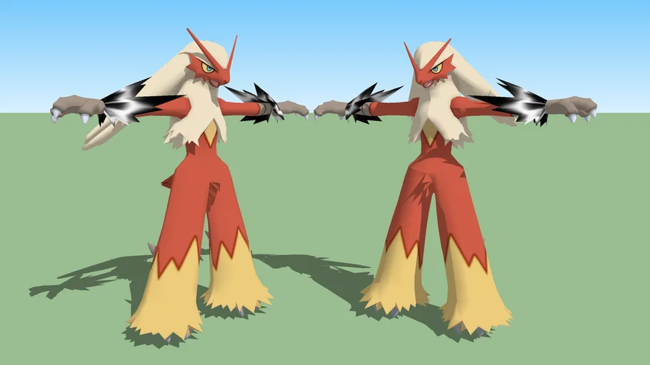 Blaziken (Pokémon Omega Ruby and Alpha Sapphire) | 3D Warehouse