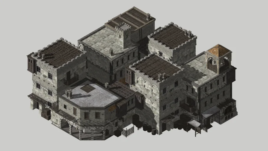 Medieval block 5 | 3D Warehouse