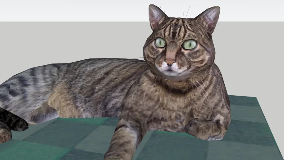 Cat lying | 3D Warehouse