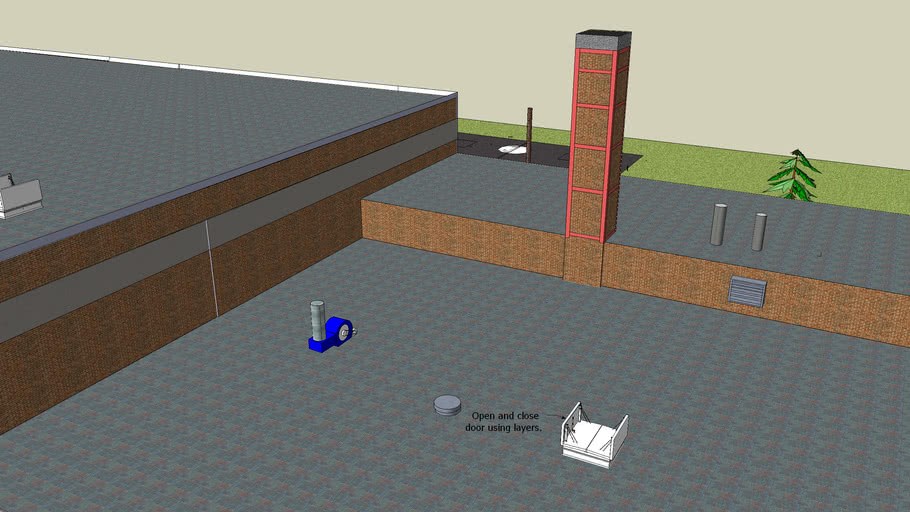 A Old school building converted to Commercial | 3D Warehouse