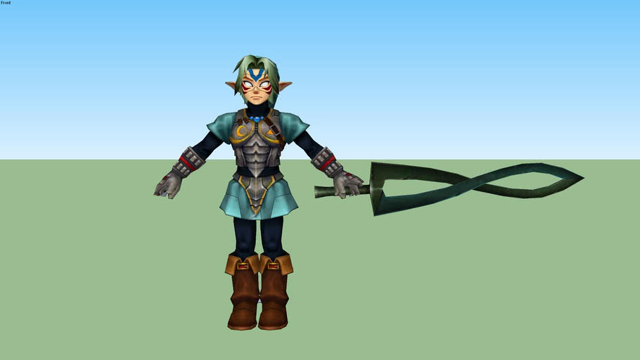 Fierce Deity Link (Majora's Mask 3D) | 3D Warehouse