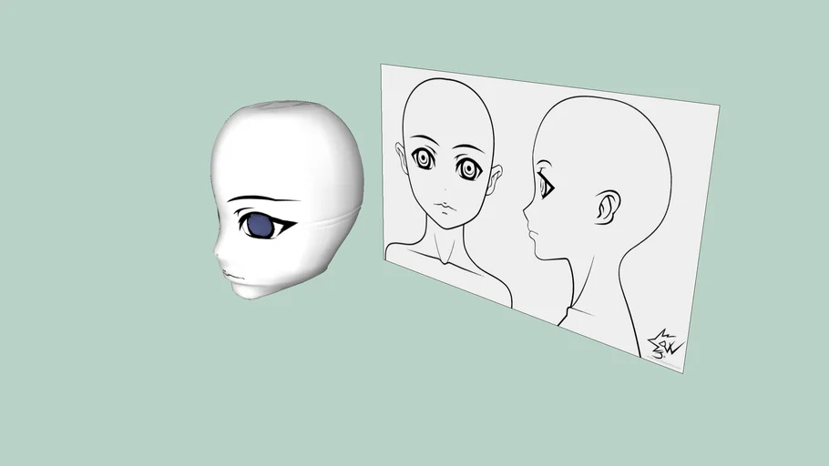 Human head | 3D Warehouse