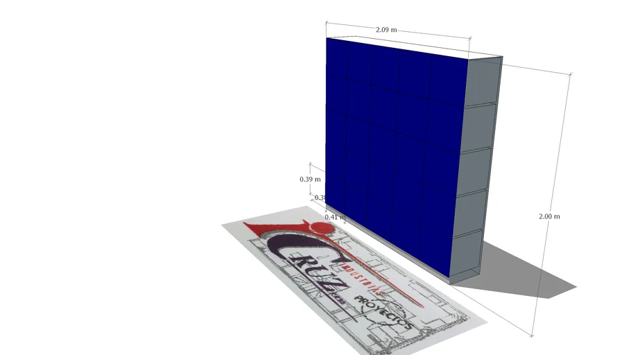 LOCKER 20 PUESTOS | 3D Warehouse