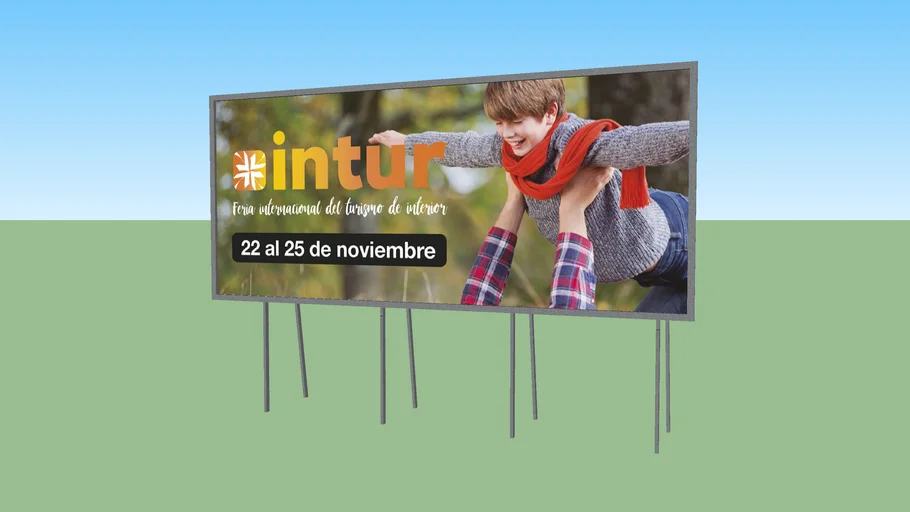 Valla publicitaria | 3D Warehouse