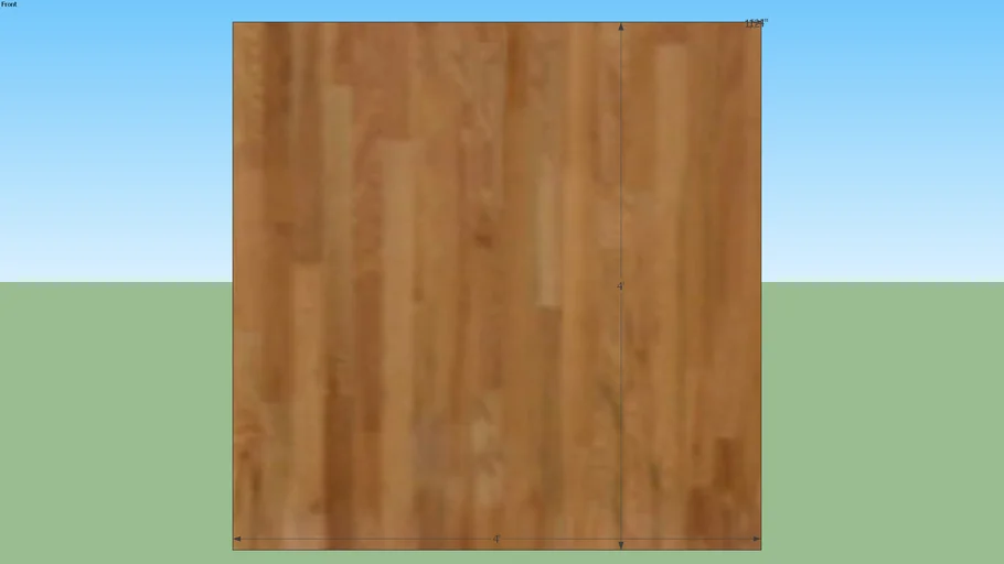 4' x 4' wood mdf panel - 1/2' | 3D Warehouse