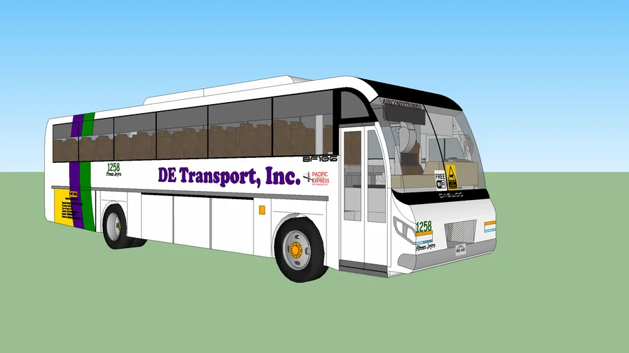DE Transport Inc.-Pacific Interstate Express Daewoo BF106 Cityliner ...