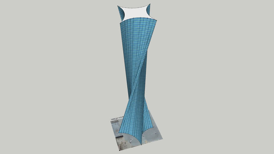 my first attempt at a twisting tower | 3D Warehouse