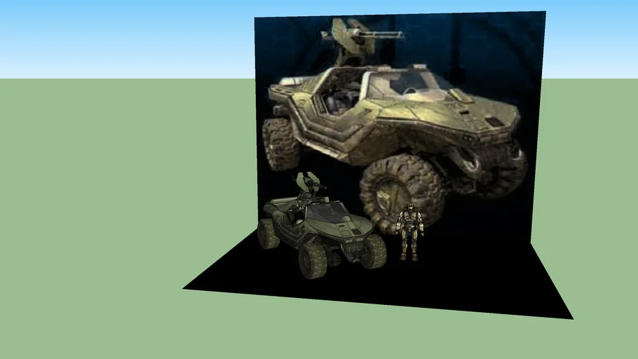 Chief and warthog set | 3D Warehouse
