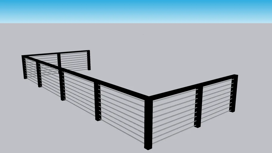 Cable Railing | 3D Warehouse
