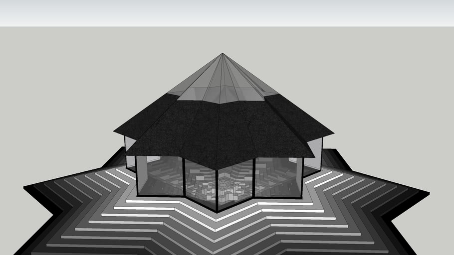 octagonal pyramid ampitheater | 3D Warehouse