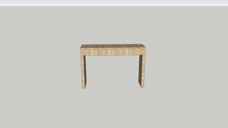 Morgan Console Table | 3D Warehouse
