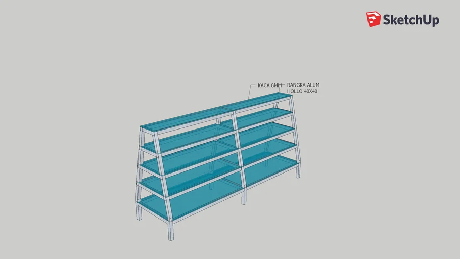 showcase kaca sandy | 3D Warehouse