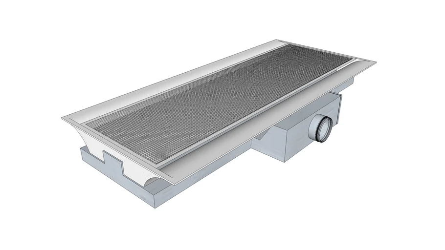 Chilled Beam - Nozzle Side | 3D Warehouse