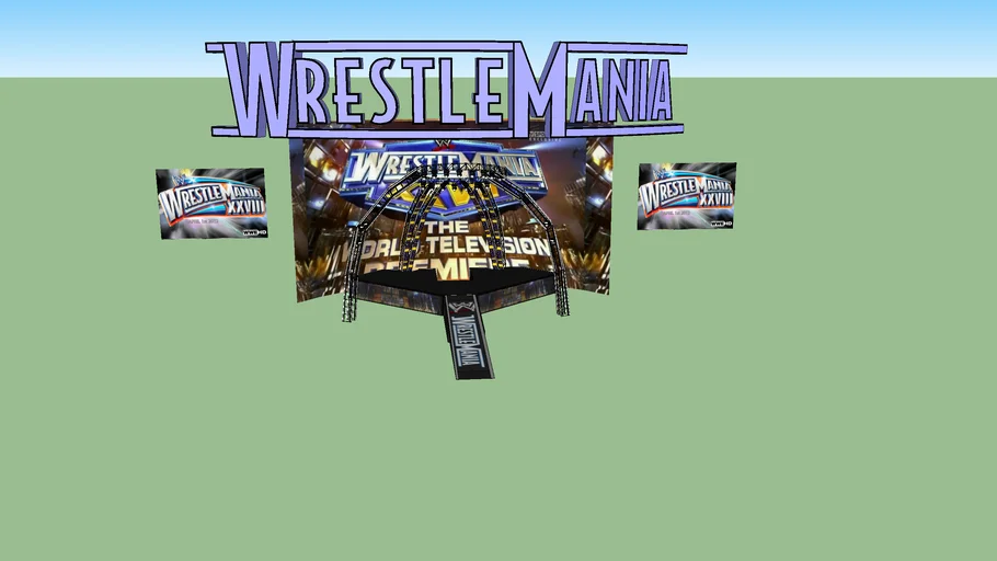 wrestlemania 27 stage | 3D Warehouse
