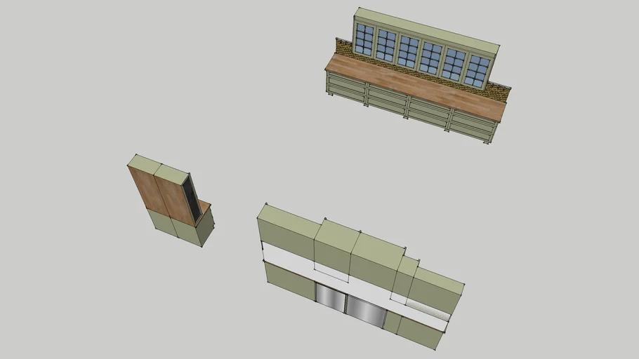 basement kitchen | 3D Warehouse