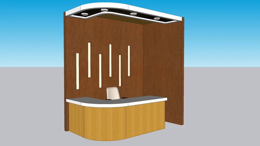 Reception Desk | 3D Warehouse