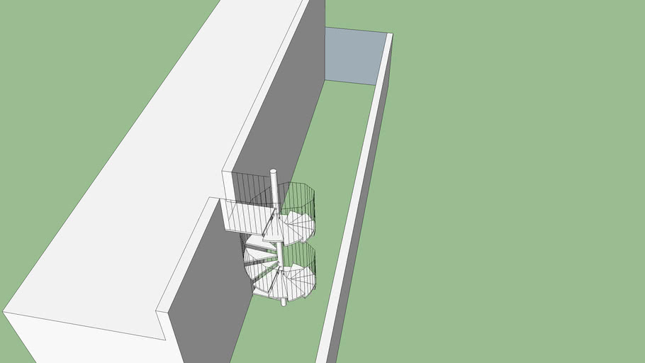 round stair case | 3D Warehouse