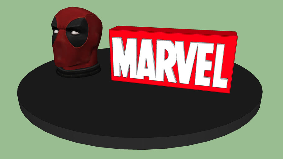Marvel - Deadpool Head | 3D Warehouse