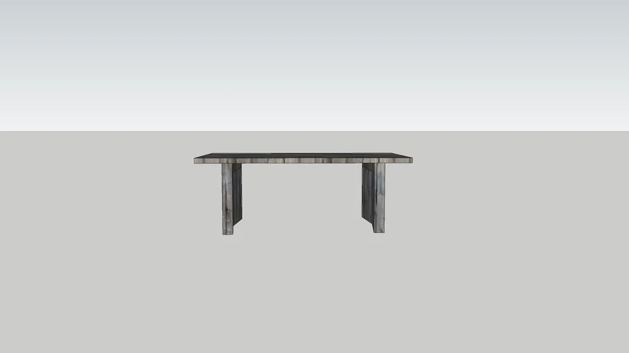 Rustic Dining Table | 3D Warehouse