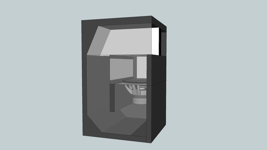 Custom home theater subwoofer box | 3D Warehouse