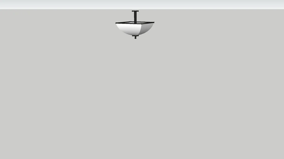 Square Shaped Light Fixture | 3D Warehouse