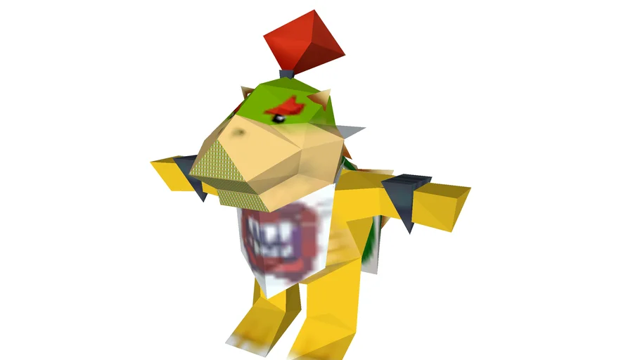 bowser jr. lowpoly | 3D Warehouse