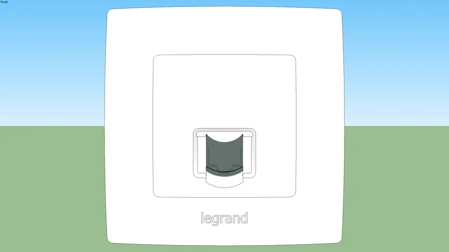 prise rj45 legrand niloé | 3D Warehouse
