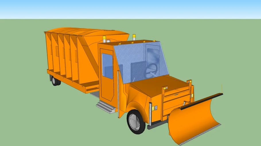 Frightliner Snow Plow | 3D Warehouse