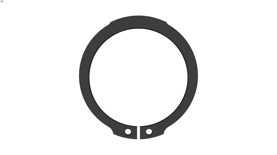 Circlip 45mm External | 3D Warehouse