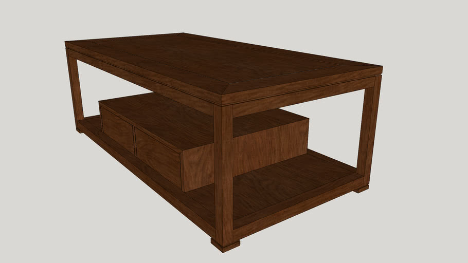 Coffee Table -Wood.skp | 3D Warehouse